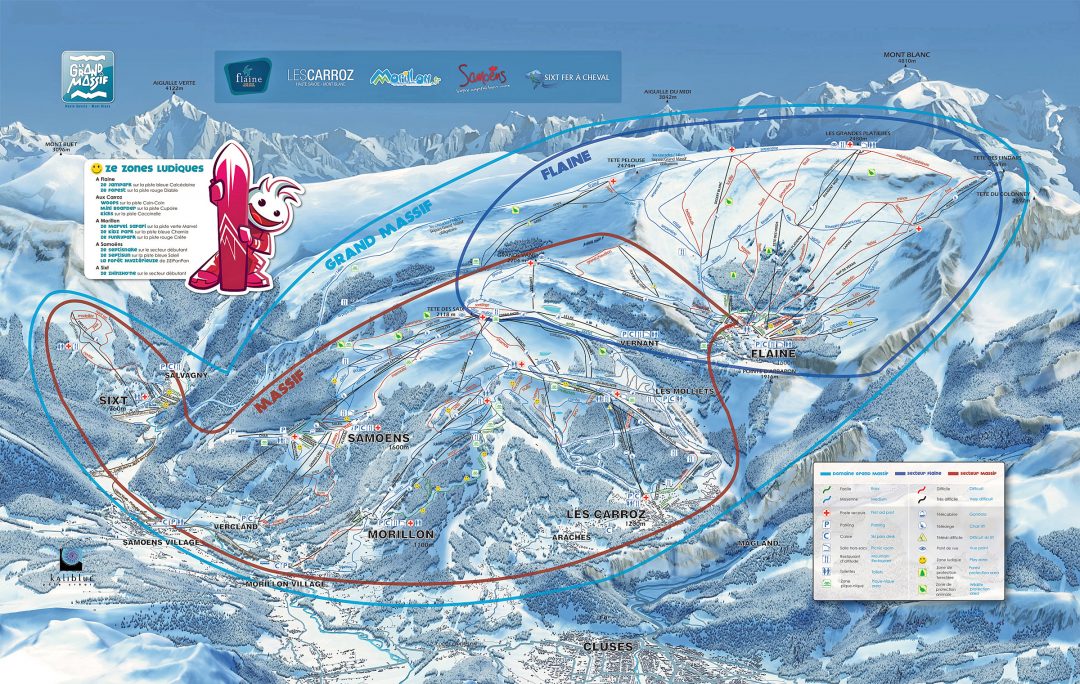 Grand Massif Piste Map 2017 1200x704 Ski Weekender